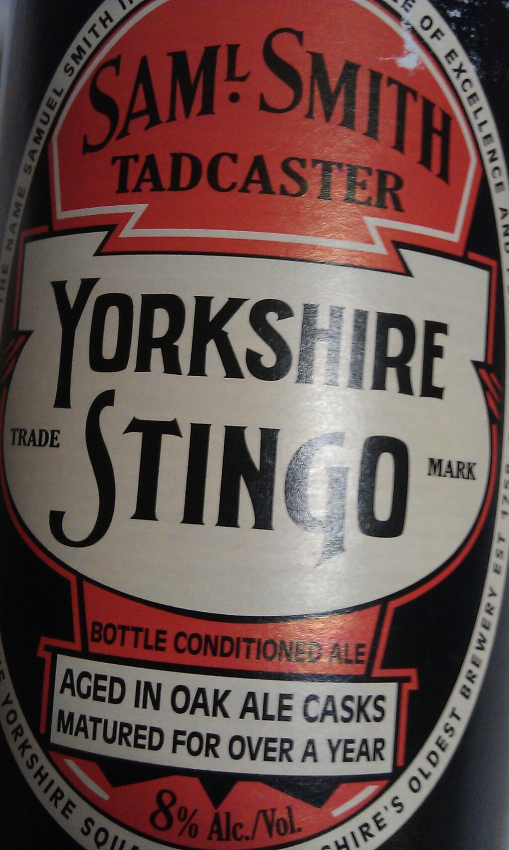 Yorkshire Stingo - Samuel Smith - Cucchiaio d'Argento