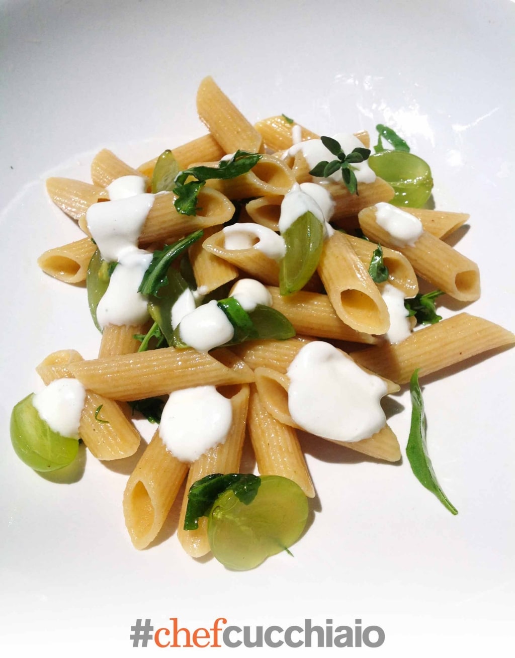 Penne in verde e caprino - Cucchiaio d'Argento