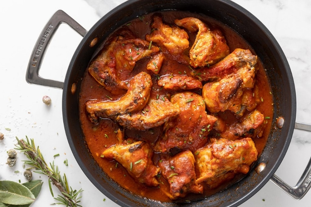 Ricetta Coniglio alla cacciatora - Cucchiaio d'Argento