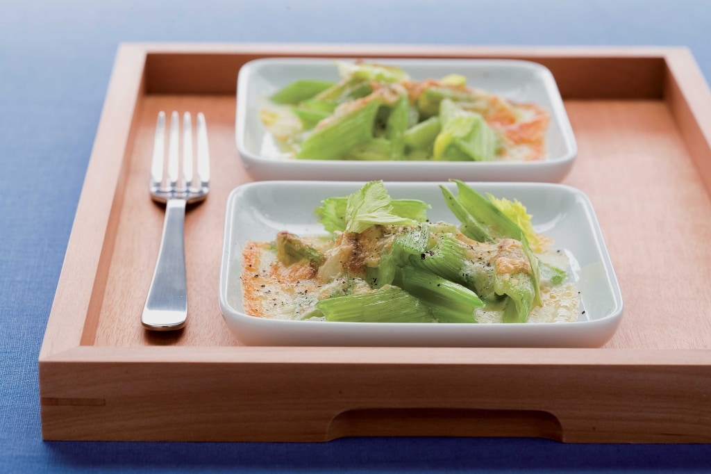 Ricetta Cuori di sedano al gratin - Cucchiaio d'Argento