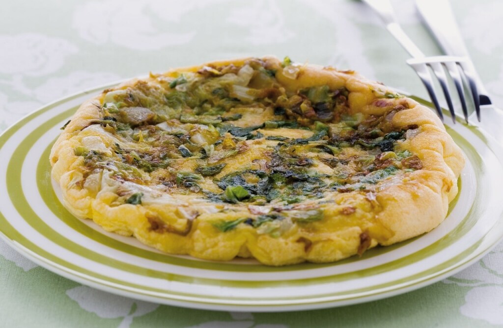 Ricetta Frittata soufflé di lattuga - Cucchiaio d'Argento