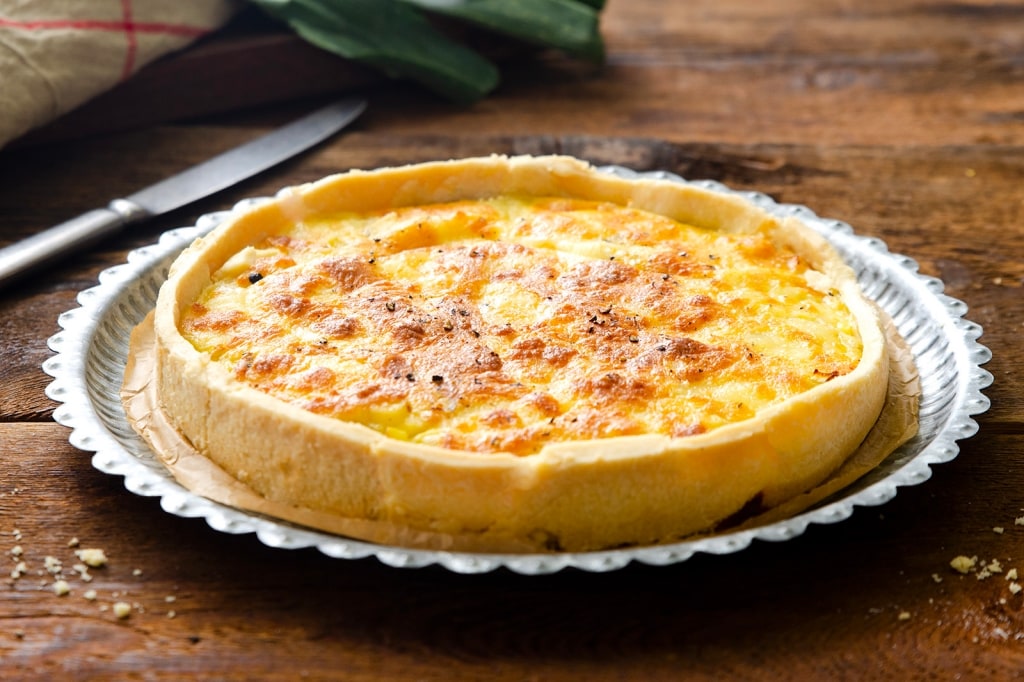 Ricetta Torta con porri e brie - Cucchiaio d'Argento