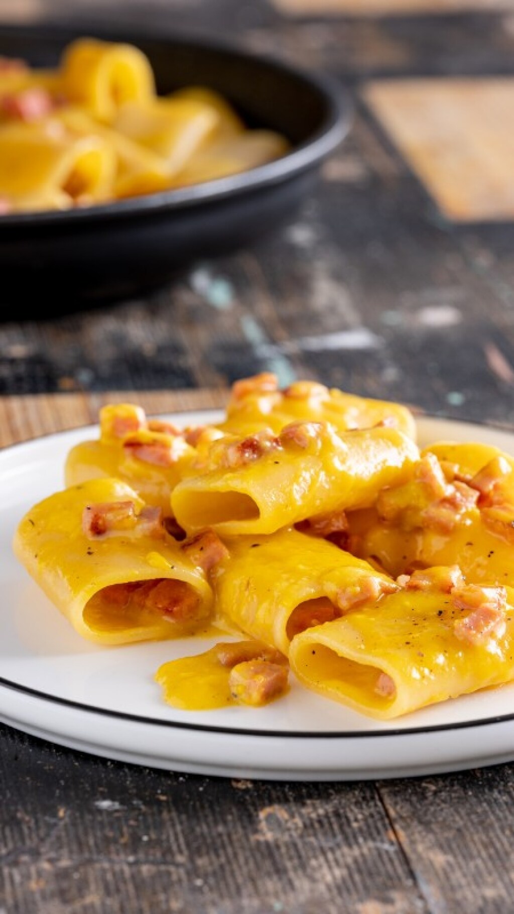 Ricetta Paccheri alla mortadella - Cucchiaio d'Argento