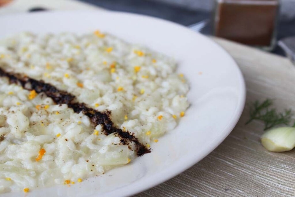 Ricetta Risotto al finocchio con scorza d’arancia e liquerizia ...