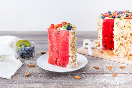 Ricetta Torta fredda di anguria - Cucchiaio d'Argento