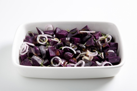 Ricetta Patate viola al forno - Cucchiaio d'Argento