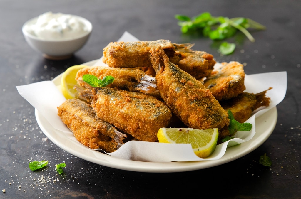 Ricetta Alici ripiene con salsa allo yogurt - Cucchiaio d'Argento