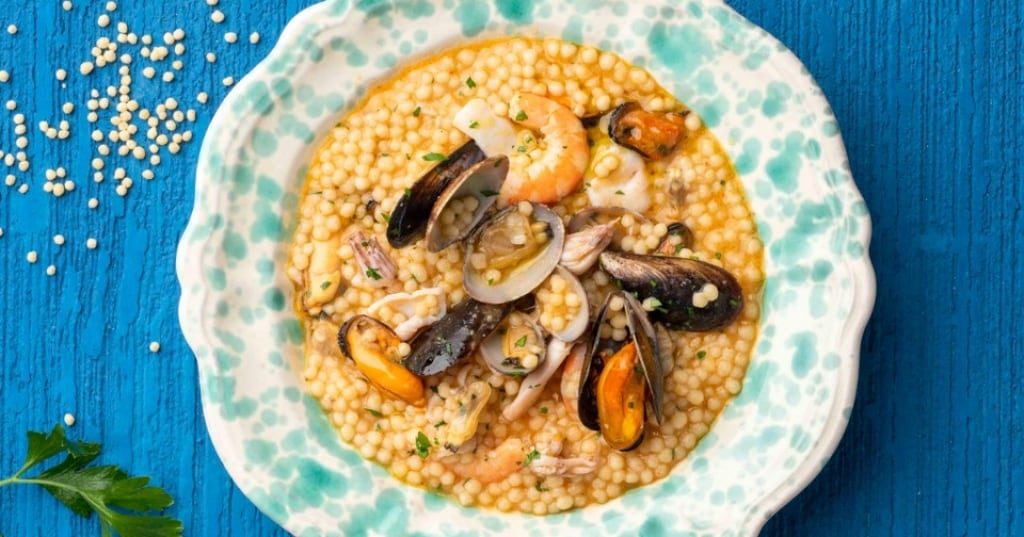 Ricetta Fregula ai frutti di mare - Cucchiaio d'Argento