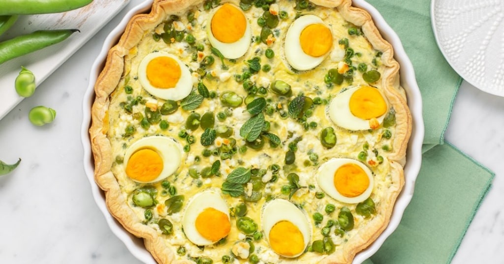 Ricetta Torta salata di Pasqua con uova - Cucchiaio d'Argento