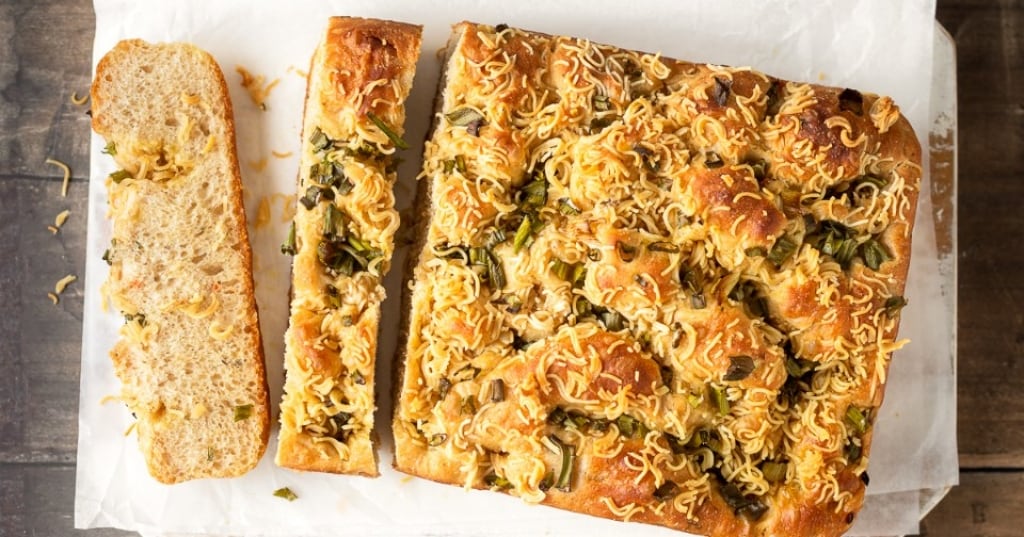 Ricetta Focaccia ramen - Cucchiaio d'Argento