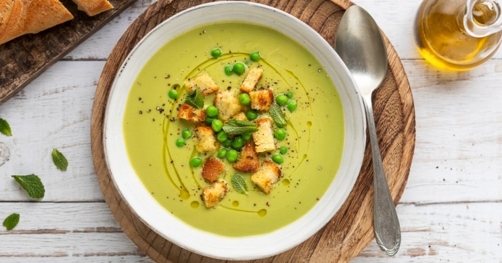 Ricetta Vellutata di piselli con il Bimby - Cucchiaio d'Argento